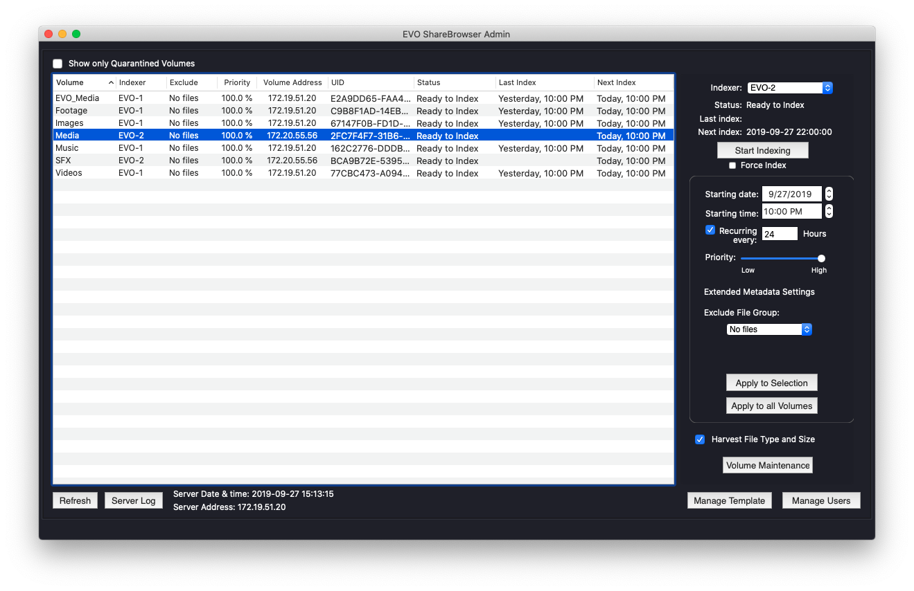 Using multiple EVOs with ShareBrowser – Studio Network Solutions KB